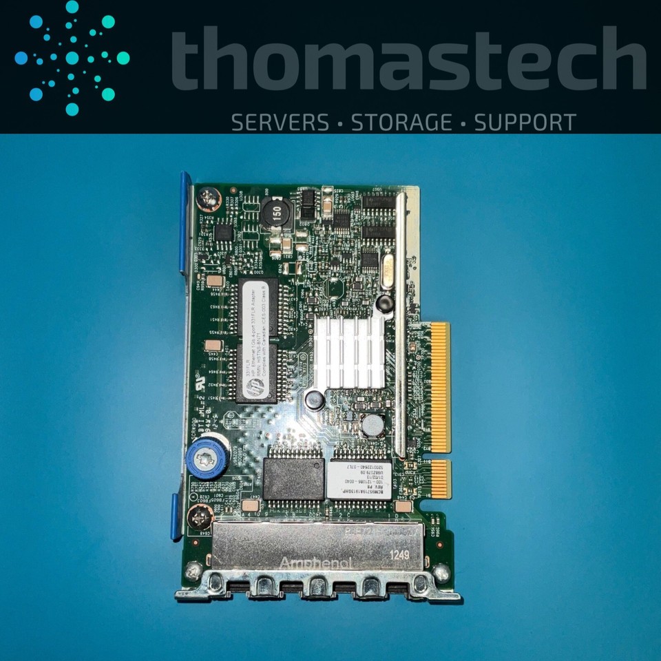 HP 331FLR Ethernet 1GB 4 Port RJ45 Adapter Card 634025-001 629133-001 ...