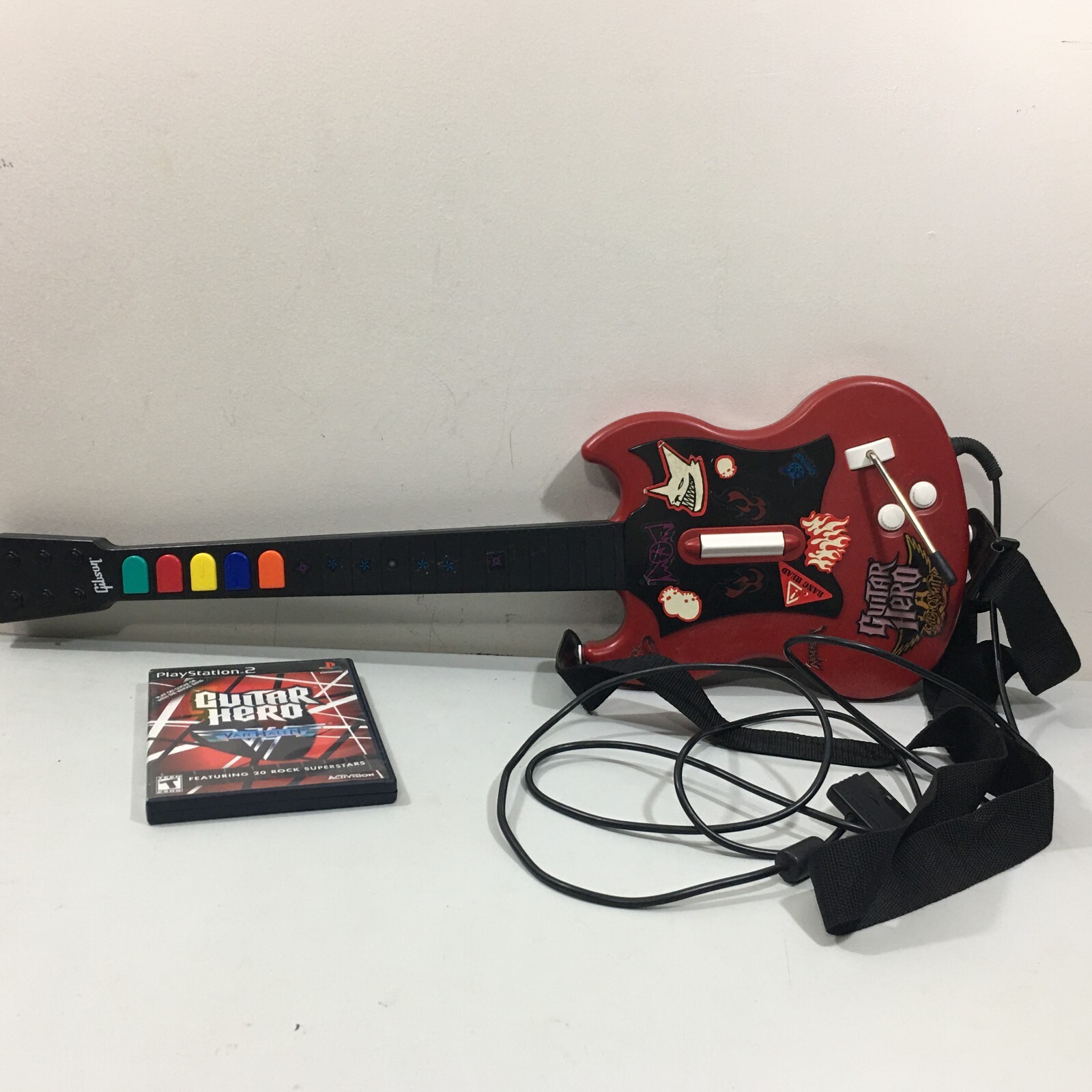 RedOctane PSLGH Guitar Controller WIRED W/VINTAGE STICKERS WITH VAN ...