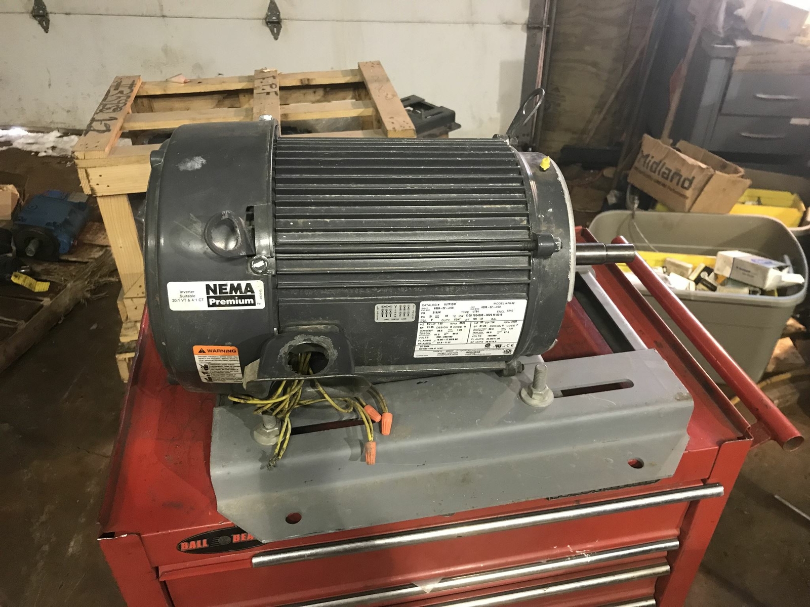 Nidec Motor UJ7P1DM 213JM FK42 | eBay