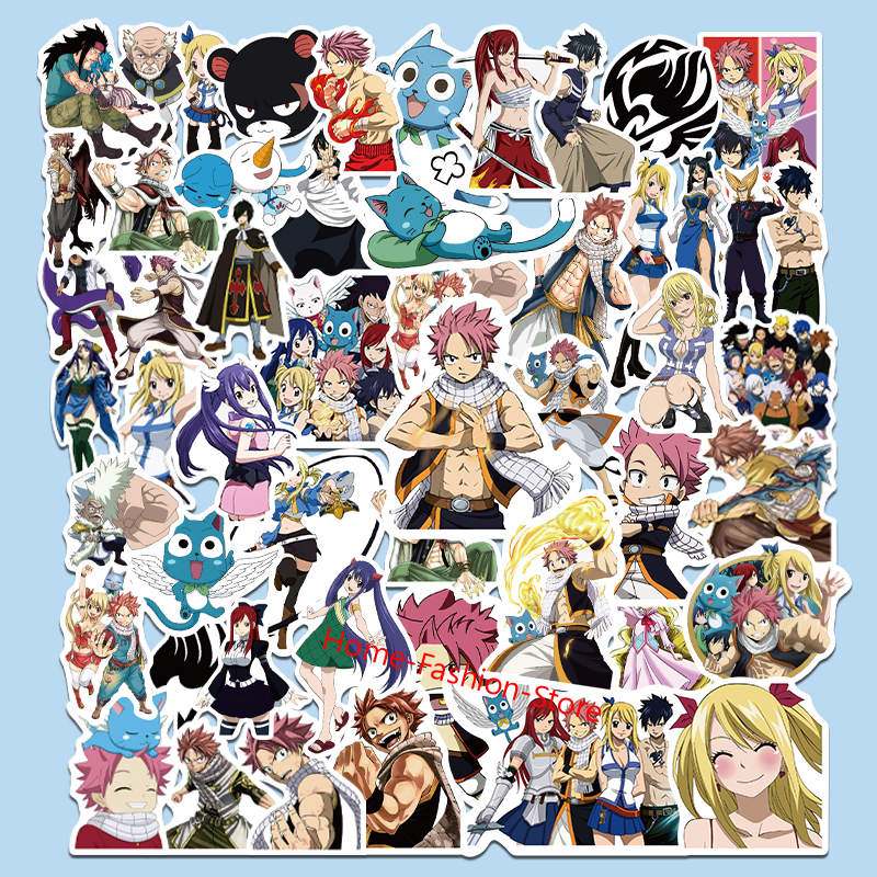 50pcs Anime Fairy Tail Stickers Laptop Stationery Box Sticker | eBay