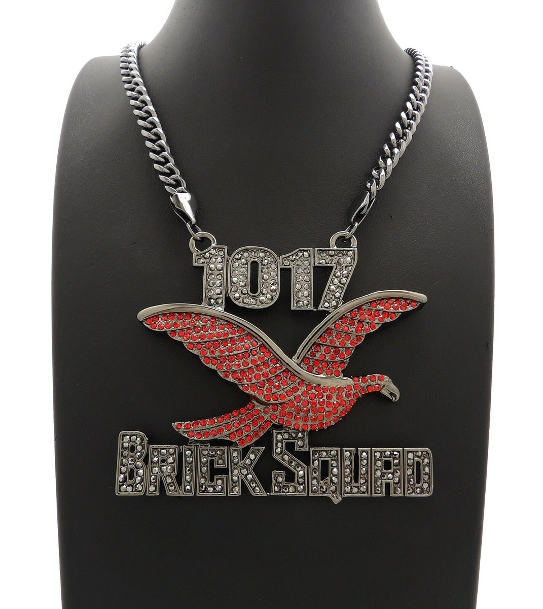Brick Squad Bird Logo BLINGFACTORY Hip Hop Iced 1017 Brick Squad