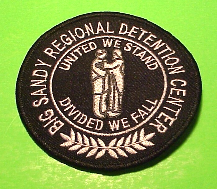 BIG SANDY REGIONAL DETENTION CENTER KENTUCKY KY 3 1/2" POLICE PATCH | eBay