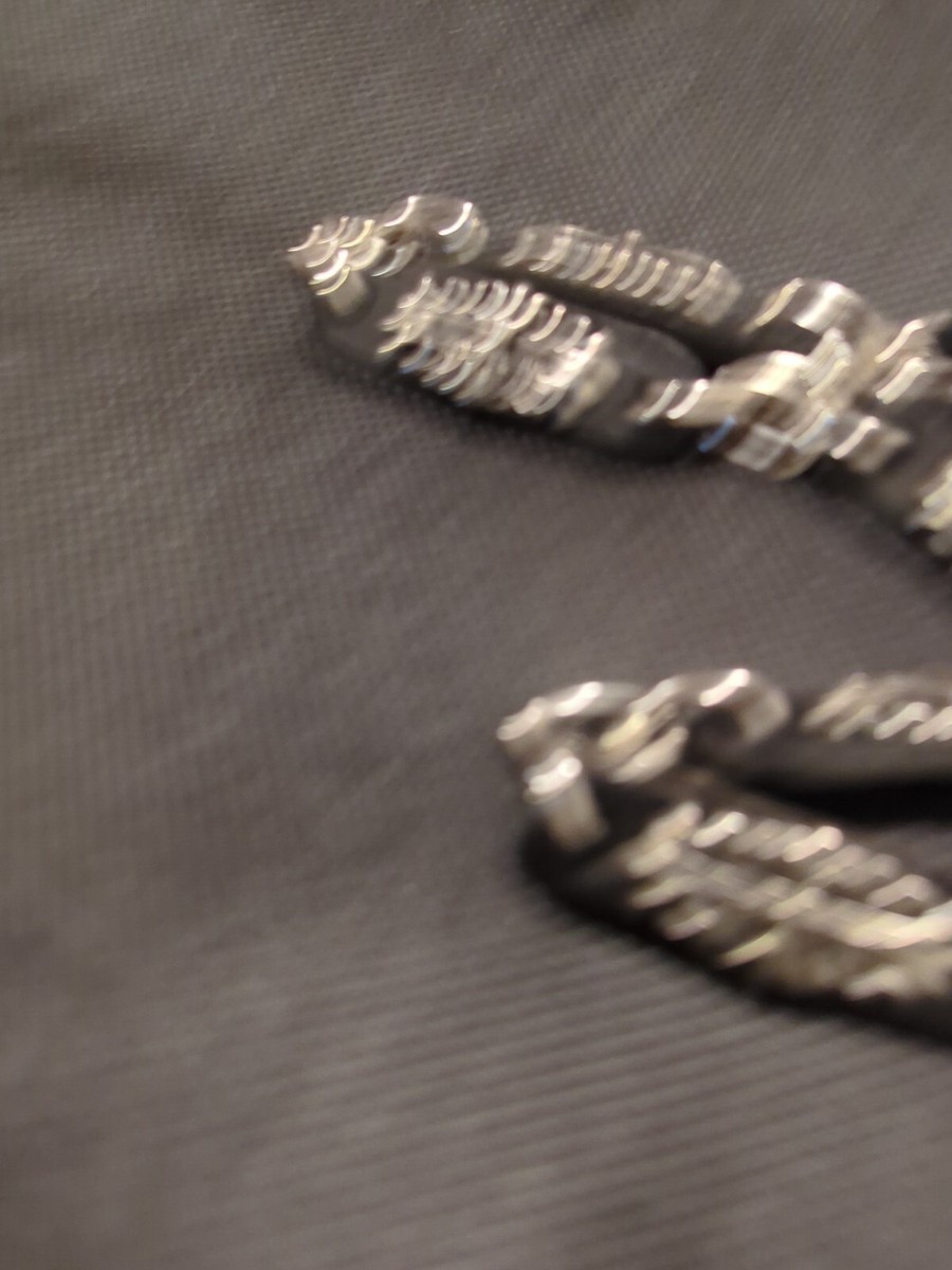 Authentic Chrome Hearts Fancy Wallet Chain 2 Clips 925 Authentic Chrome Hearts Fancy Wallet Chain 2 Clips 925