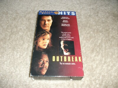 Outbreak Warner Bros Hits VHS 1995 - Dustin Hoffman, Morgan Freeman | eBay