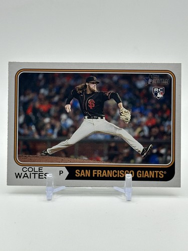 2023 Topps Heritage Cole Waites RC Rookie Card #258 | eBay