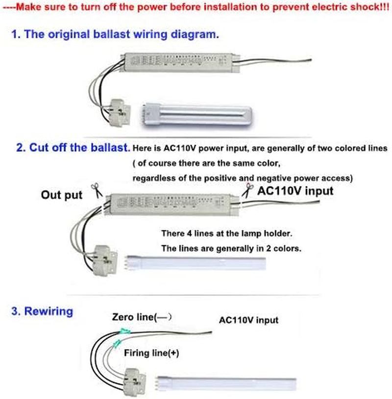 2G11 4 Pin Base LED Light Bulb, 2G11 LED Plug and Play 2G11 LED Tube ...