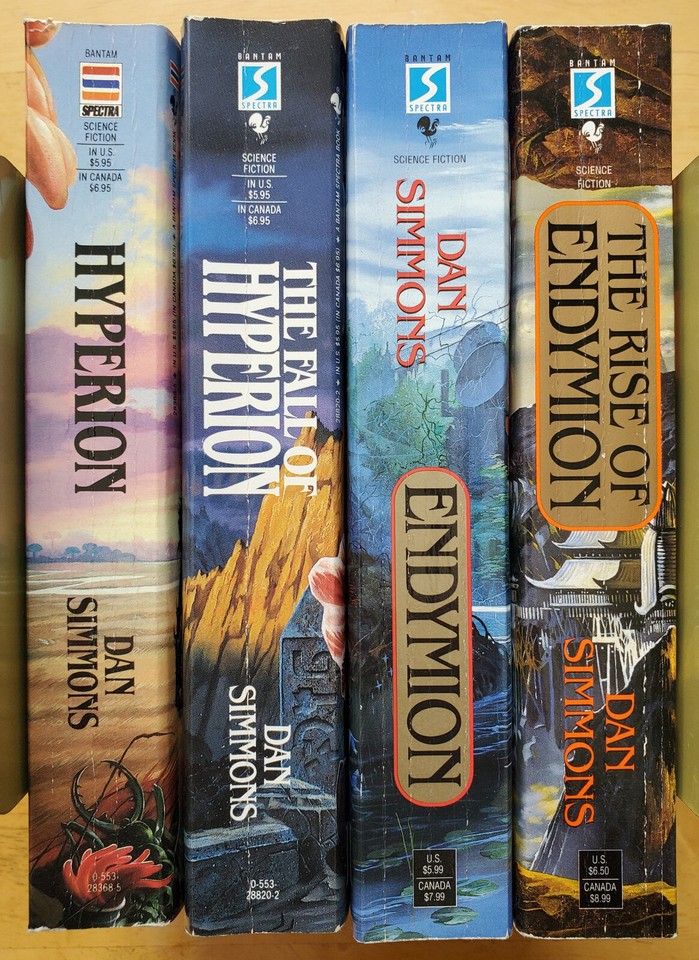 Dan Simmons: Hyperion, Fall Of Hyperion, Endymion, Rise Of Enymion (All ...