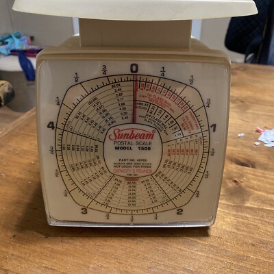 Vintage Sunbeam Postal Scale Model 1509 Feb 1991 Shubuta Miss. Vntg. | eBay