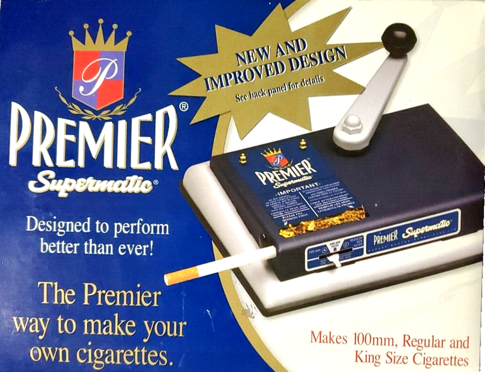 PREMIER Supermatic Cigarette Injector Machine 100mm/King size | eBay