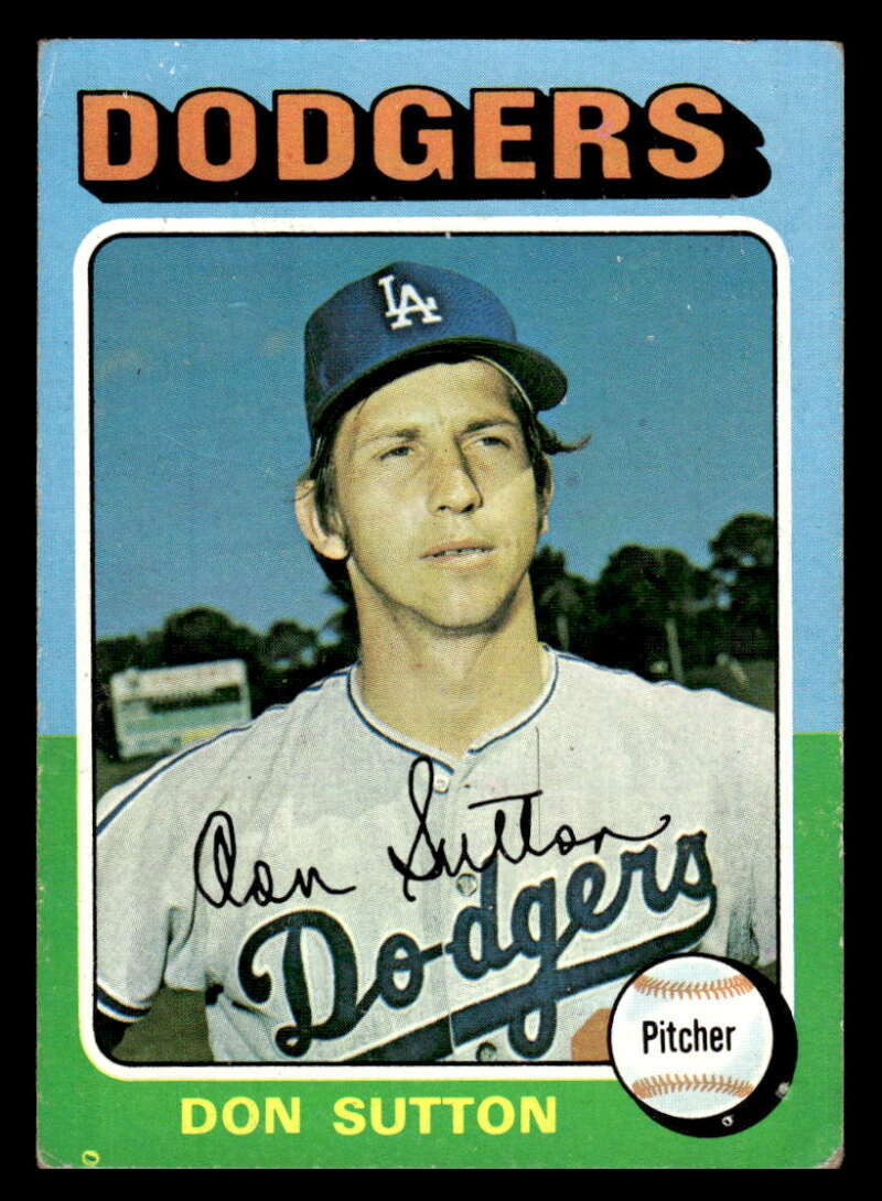 1975 TOPPS DON SUTTON LOS ANGELES DODGERS #220 VG-EX X6036 | eBay