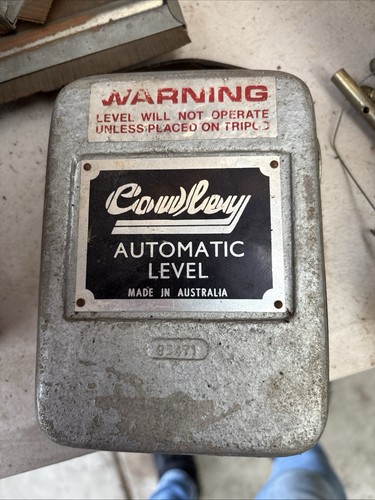 Vintage Cowley Automatic Level Surveying Engineering Equipment 85471 ...