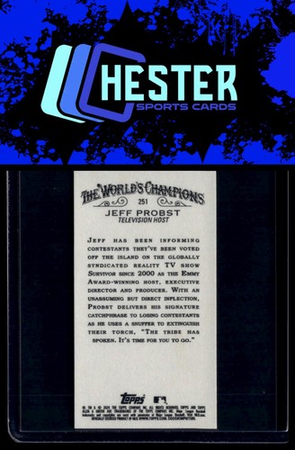 Jeff Probst - 2024 Allen & Ginter Mini #251 - | eBay