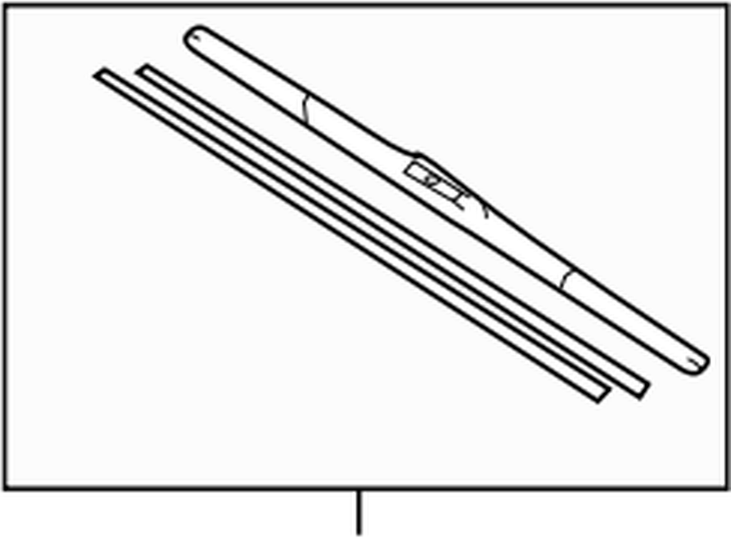 85212-42130 Toyota Blade, fr wiper, rh 8521242130, New Genuine OEM Part ...