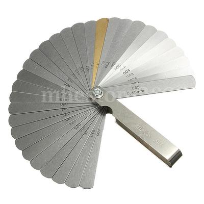 JEU DE CALES JAUGE D'EPAISSEUR 32 LAMES METRIQUE ET INCH ..... | eBay