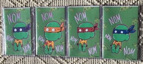 Teenage Mutant Ninja Turtle NOM-NOM OA Sketch SET Signed By “Smunchy ...
