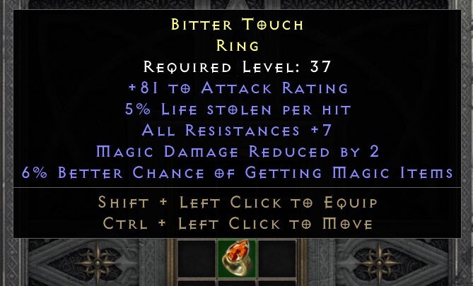 Diablo 2 Resurrected D2R NON-LADDER Awesome Melee 81AR 5%LL All Res MF ...