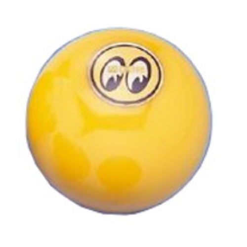 Mooneyes Shifter Knob Large Yellow Knob With Yellow Moon Logo | eBay