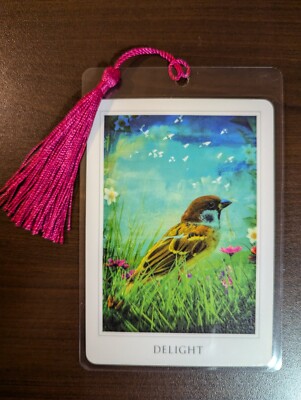 DELIGHT Bookmark Oracle Sacred Deck Card NEW Destiny Gif Tarot Art ...