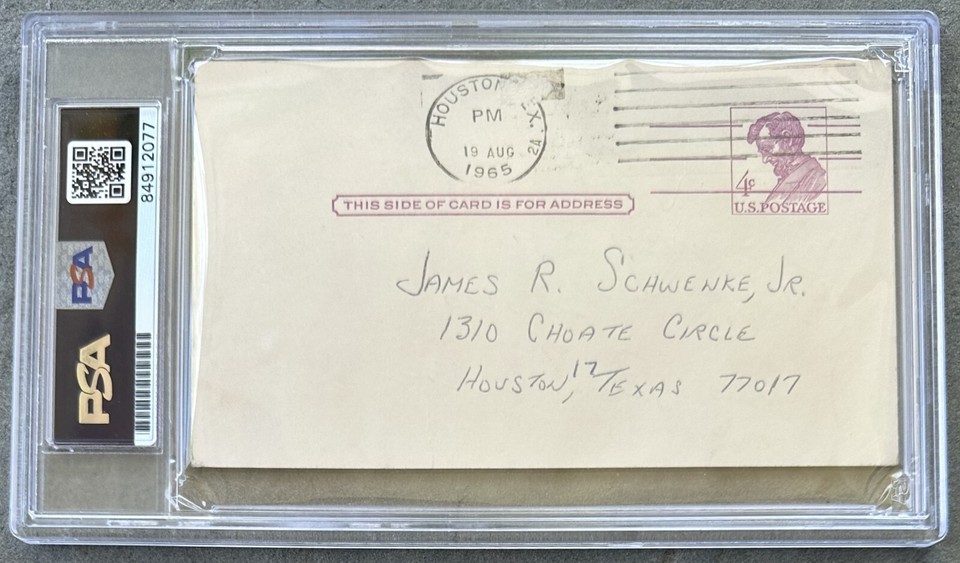 JAMES J. BRADDOCK SIGNED INDEX CARD (PSA/DNA) | eBay