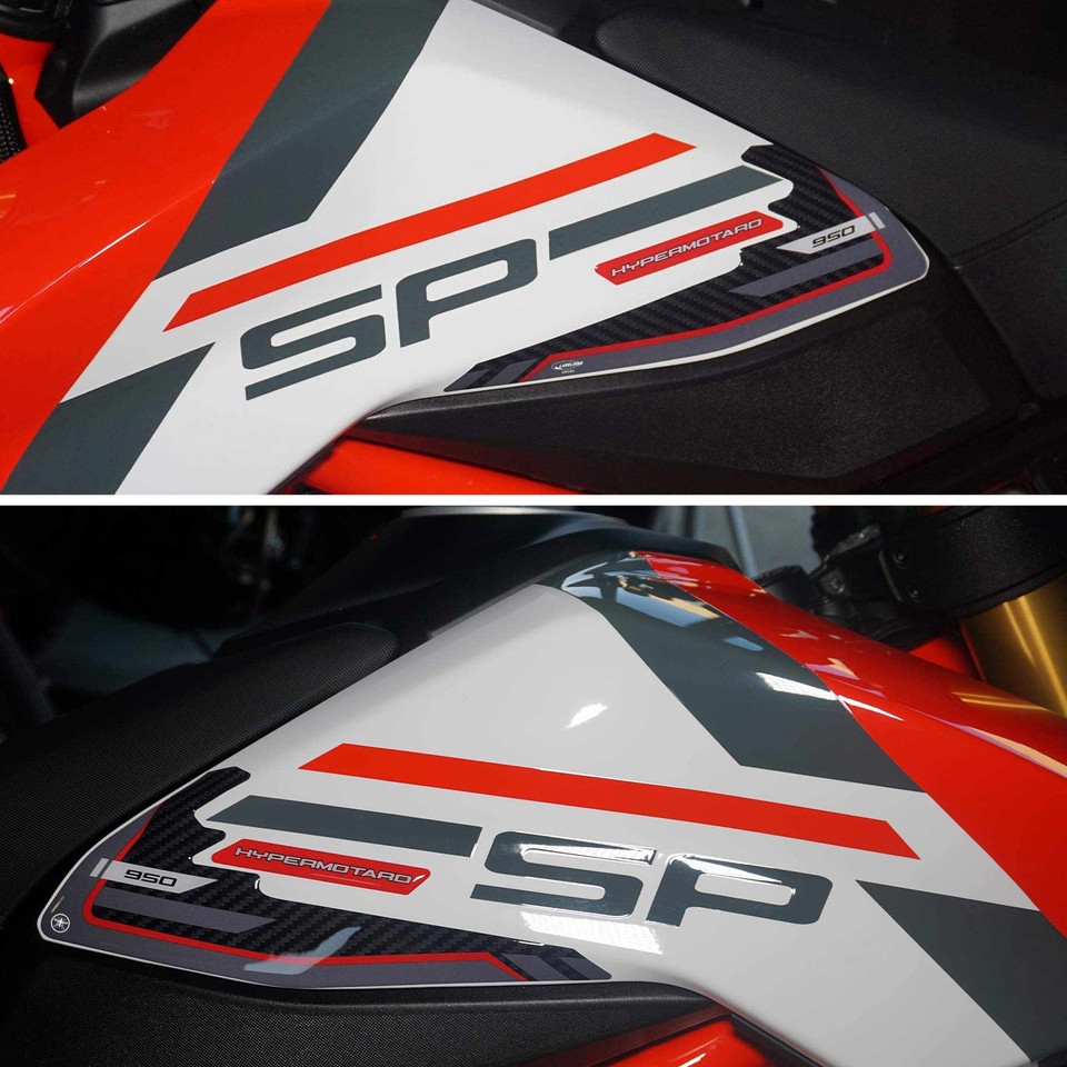 Stickers 3D Guards Tank Compatible With Ducati Hypermotard 950SP 2021 ...