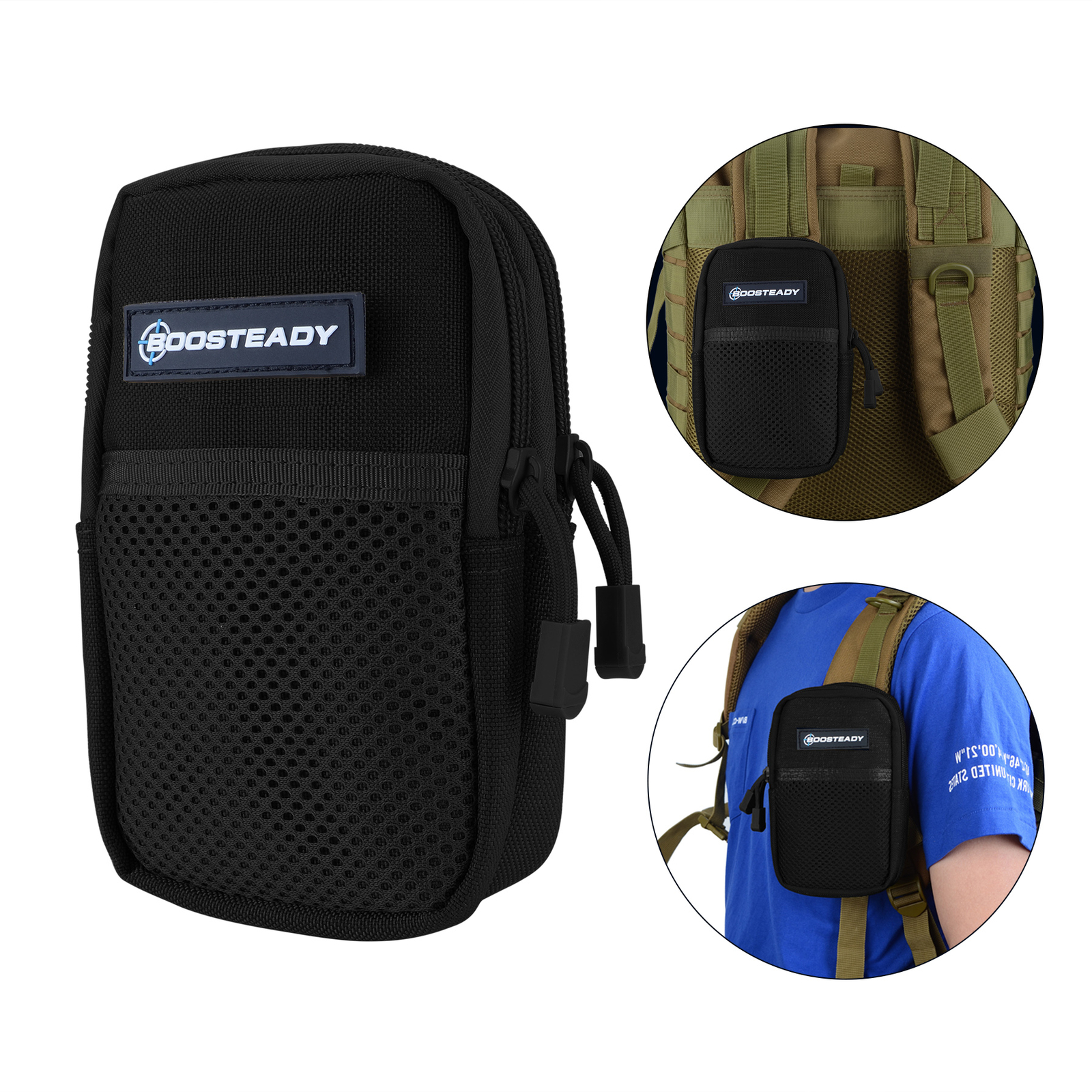 Backpack Strap Pouch, Smartphone Strap Pack, Backpack Attachment Bag ...