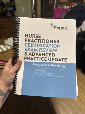 Fitzgerald Certification Review Book Family & Adult-Gerontology | eBay