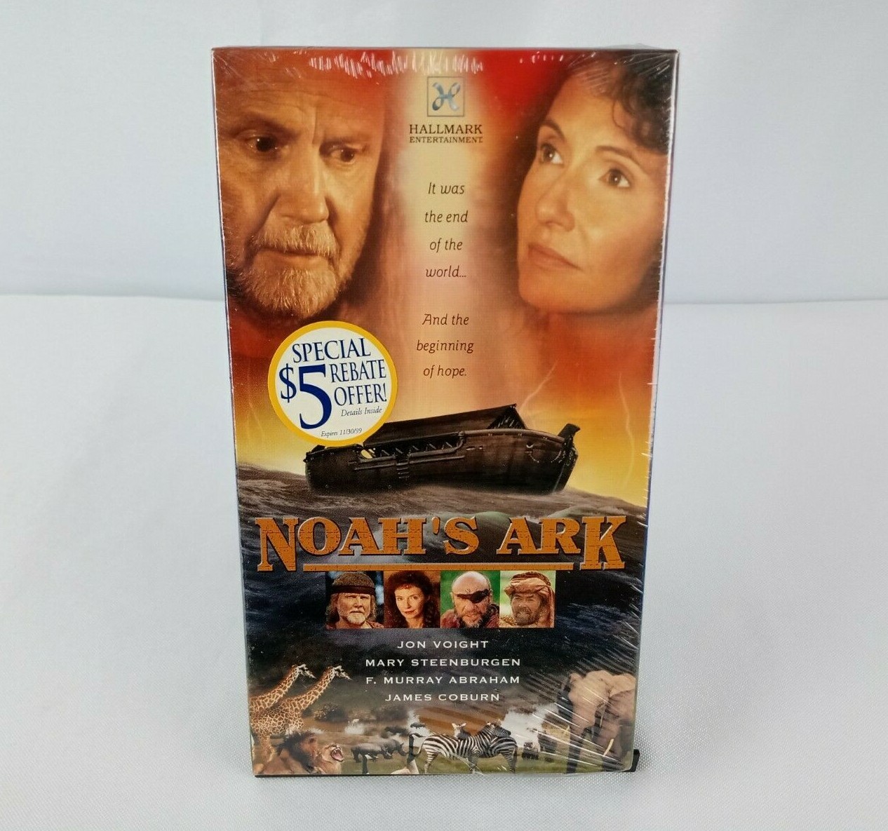 HALLMARK NOAH'S ARK VHS [NEW SEALED] JON VOIGHT WATERMARK | eBay