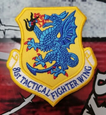 EMBROIDERED 81st TACTICAL FIGHTER WING PATCH (Please Read Ad) | eBay