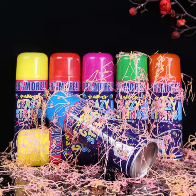 Decor Party String (6 Bottles) - Vibrant & Fun Spray String for All ...
