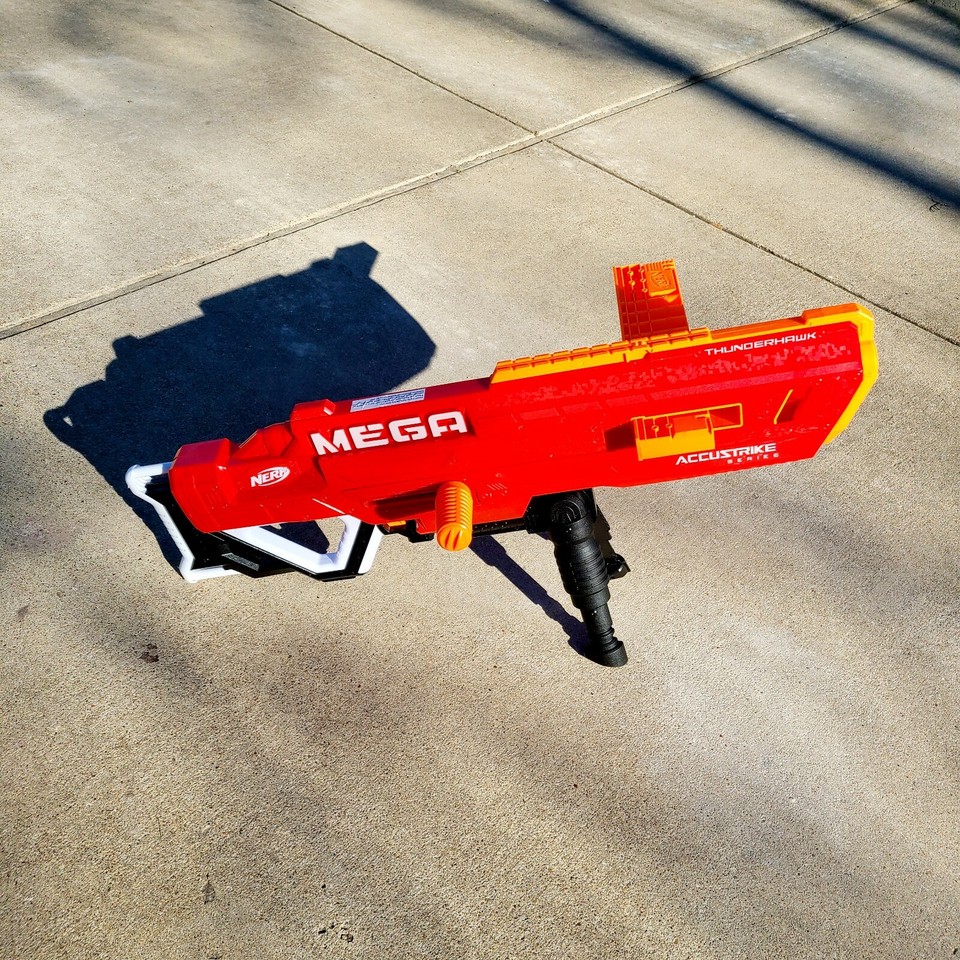 Nerf Mega Toy Blaster Accustrike Series Thunderhawk Dart Gun | eBay