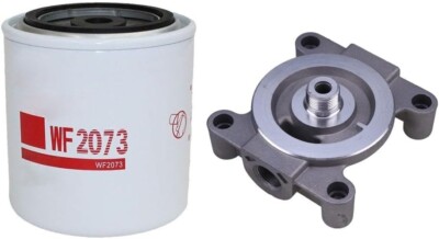 WF2073 Coolant Filter with 204163S Filter Base Replaces BW5073, P552073 ...
