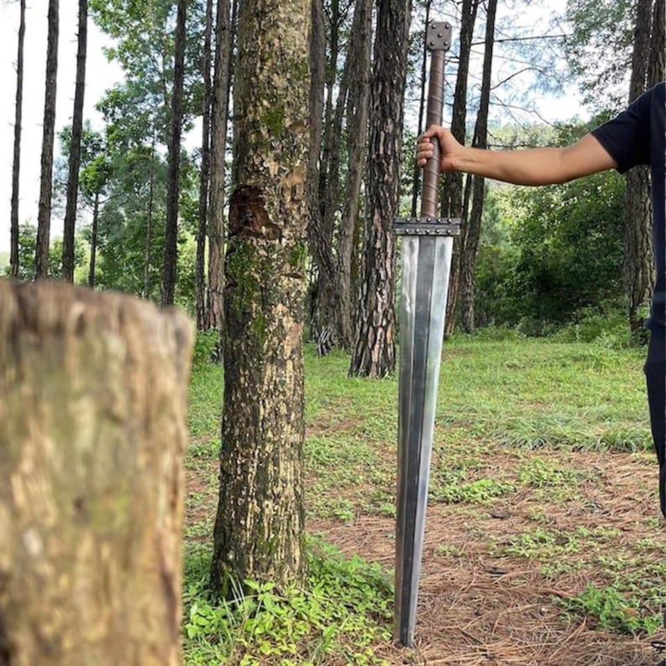 Handmade Carbon Steel 54 inch Guts Raider Anime Sword | Berserk ...