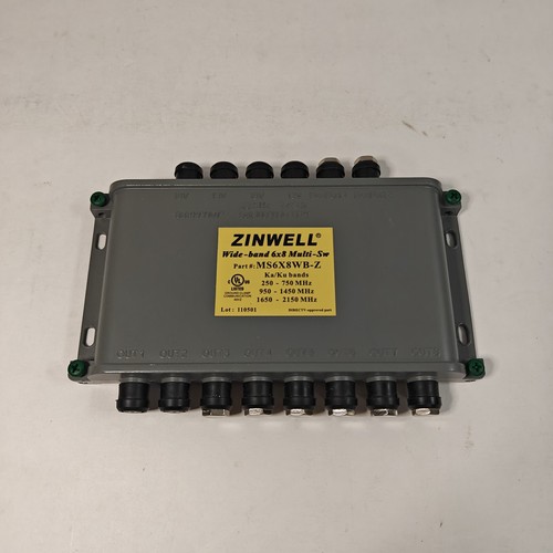 ZINWELL MS6X8WB-Z WideBand 6x8 MultiSwitch Ka/Ku OLD WB68 DIRECTV UP TO ...