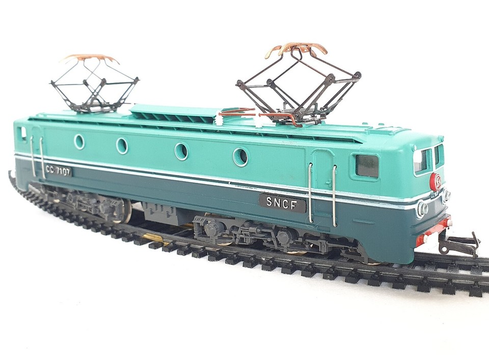 Jouef HO 1:87 SNCF French CC-7107 "TRAFFIC EXPRESS" ELECTRIC LOCOMOTIVE ...
