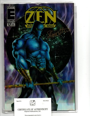 Signed Steve Stern ZEN Intergalactic Ninja #0 HOLOCROME EDITION + COA ...