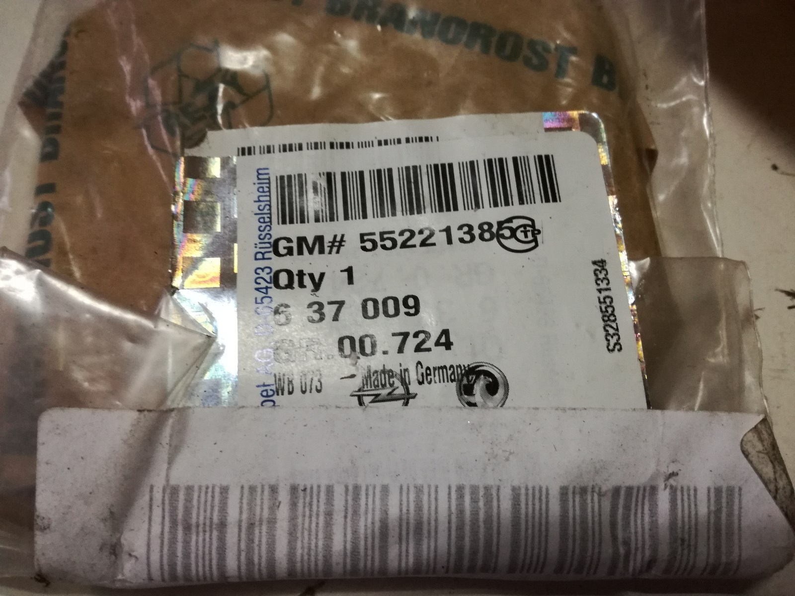 VAUXHALL OPEL GM GENUINE ENGINE TIMMING CHAIN 55221385 637009 | eBay