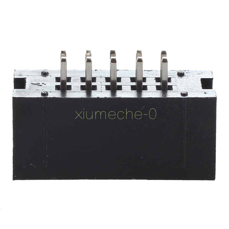 10PCS 10 Pin 2.54mm 2x5 Pin Double Row Straight Male Shrouded header ...