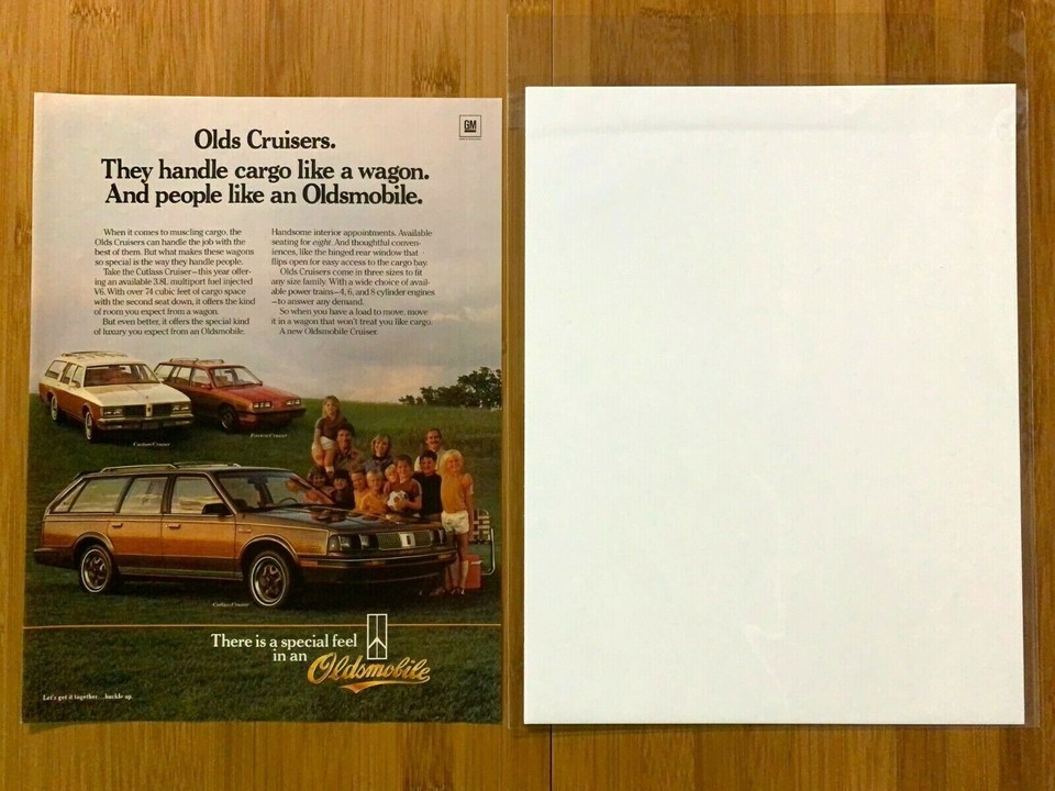 1981 Oldsmobile Olds Cruisers Vintage Print Ad/Poster Pop Art Retro ...