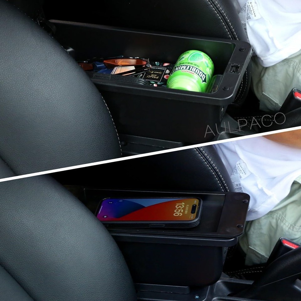 Fit Nissan Kicks 2016-2021 Armrest Storage Box Center Console Organizer ...