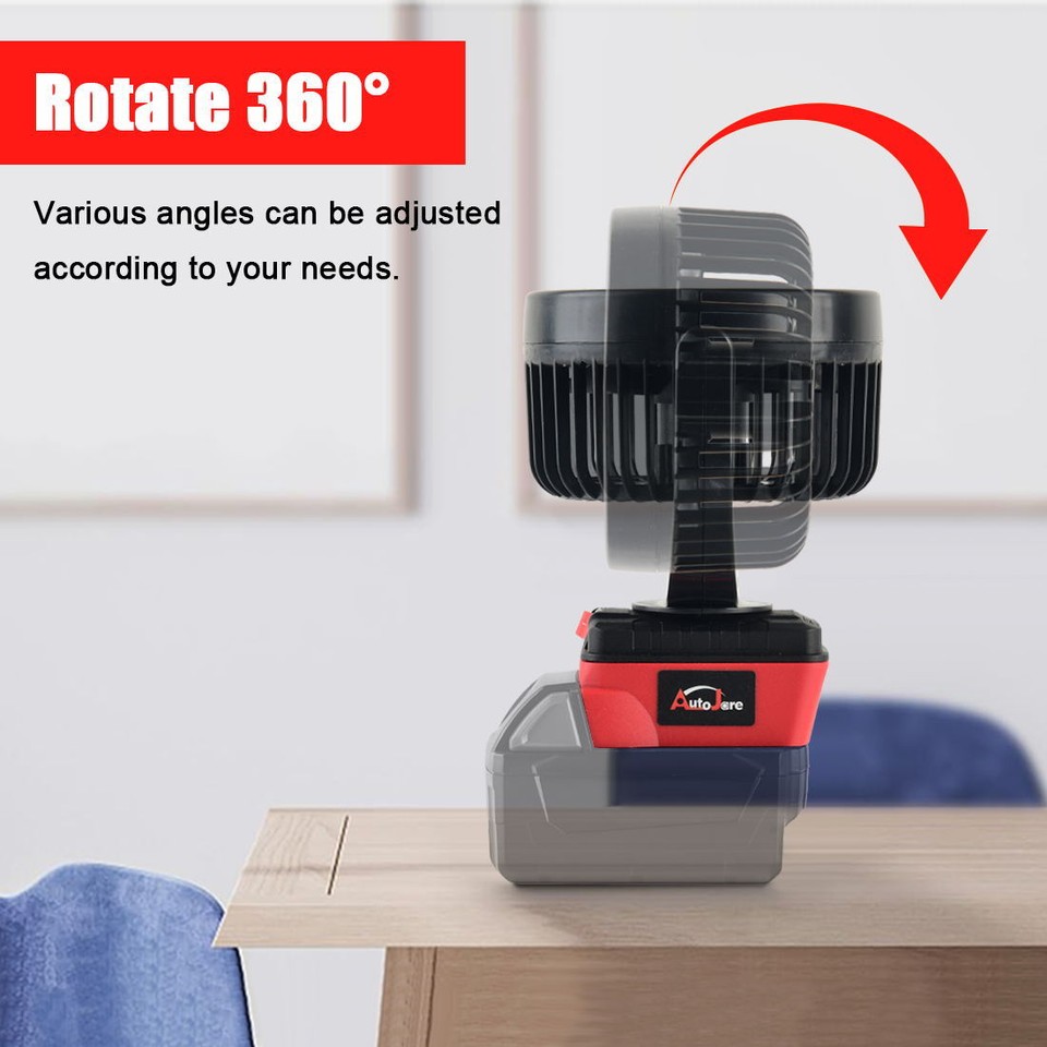 For Milwaukee 48-11-1850 M18 18 Volt 5 Inch Brushless Cordless Fan ...