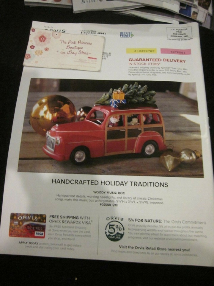 Orvis Gift & Home Catalog Look Book December 2018 Brand New | eBay