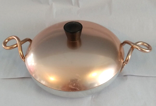 VTG WearEver HALLITE Twist Handle Copper Anodized Aluminum Pot/Pan W ...