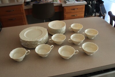 NOS Vintage Lenox George Washington Tea Set Cups Plates Saucers | eBay