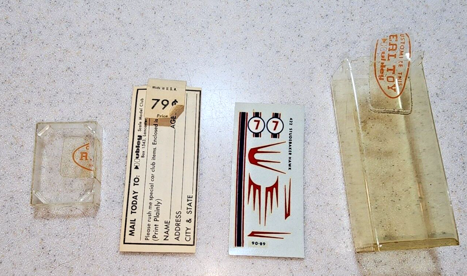 Vintage Hubley Real Toys No. 422 Studebaker Hawk Box NM with Box ...