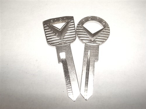 (2) New Ford Logo Key Blanks Ford Mercury Lincoln Thunderbird Edsel 52 ...