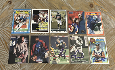LOT OF (10) SIGNED AUTOGRAPHED BASEBALL CARDS- STARS+ NICE MIX! | eBay
