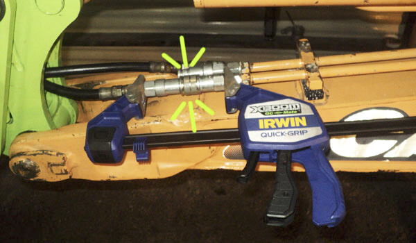 QC-Mate 12-in Hydraulic Quick Coupler Connect Under Pressure Clamp | eBay