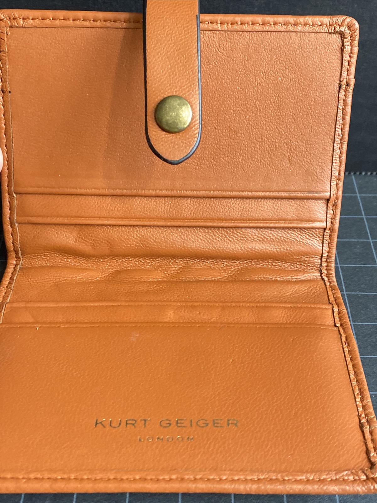 Kurt Geiger London Quilted Leather Bifold Card Wallet… - Gem