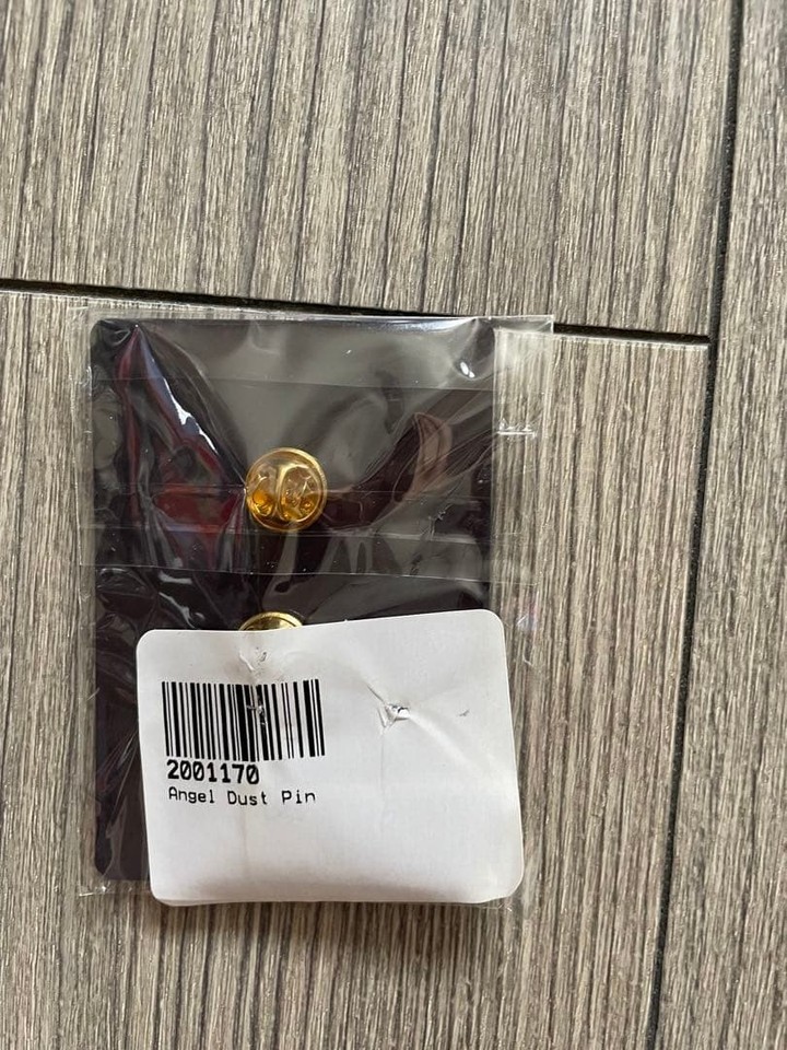 HAZBIN HOTEL Angel Dust Pin Badge | eBay