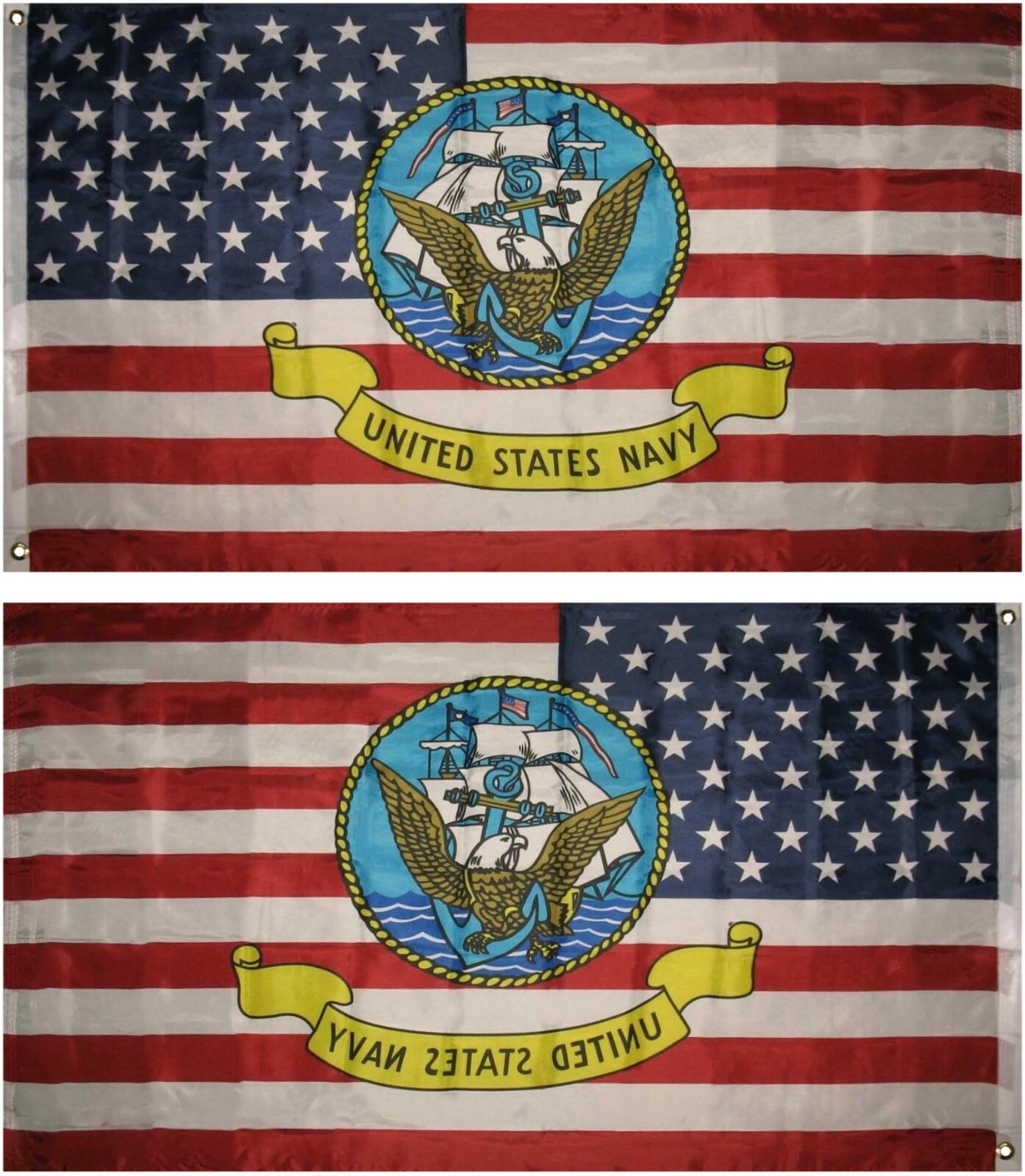 3x5 US USA United States Navy Ship Emblem Insignia Flag 3x5 Banner 100D ...